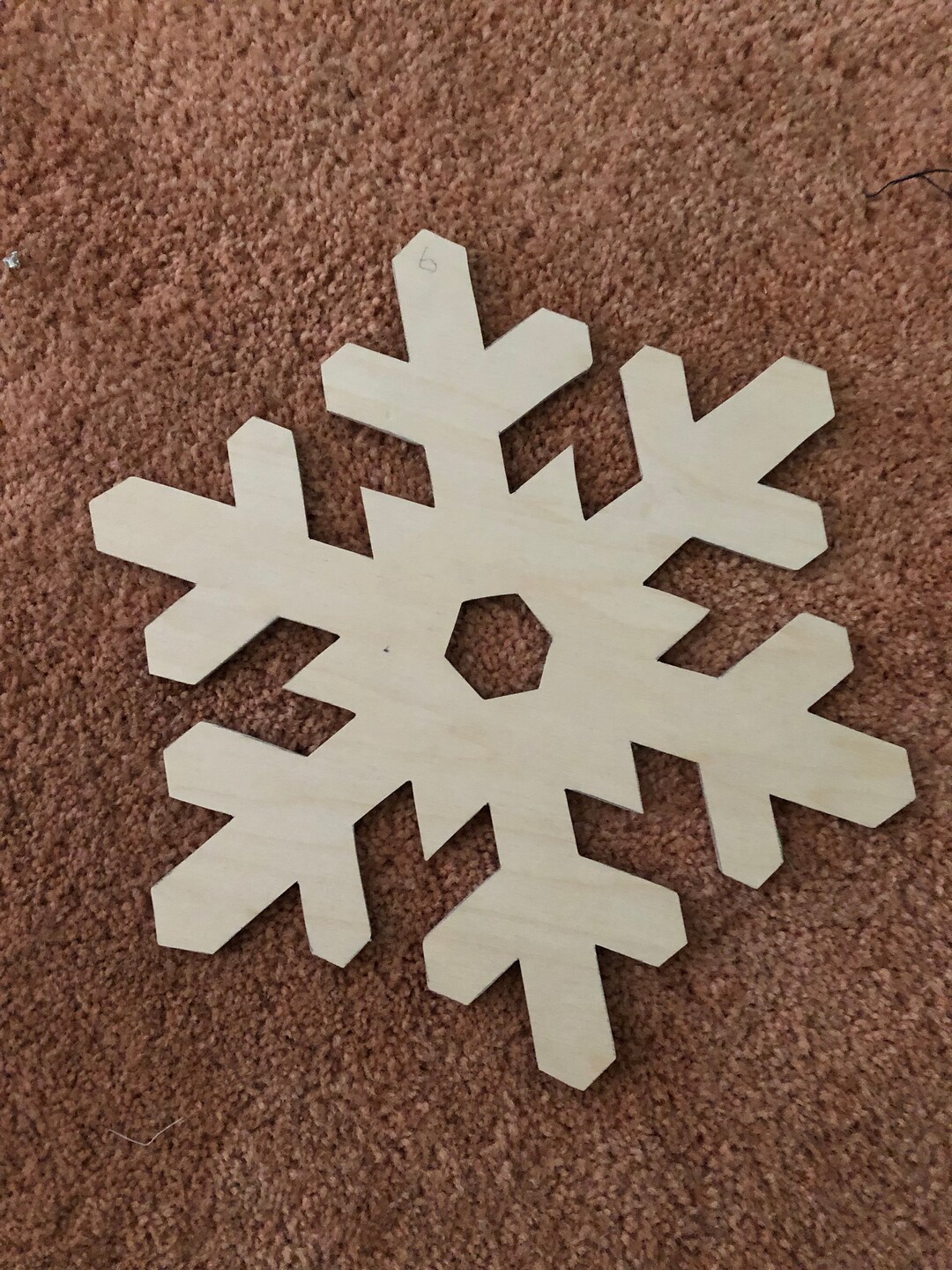 Snowflake - Wood Unfinished Cutout - DIY Craft - Etsy