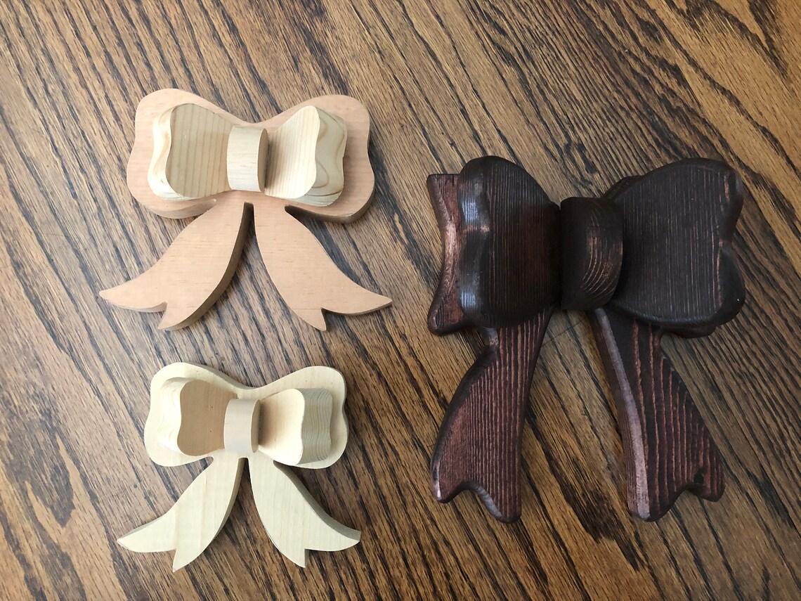 Bows Bows Bows Wooden | Etsy
