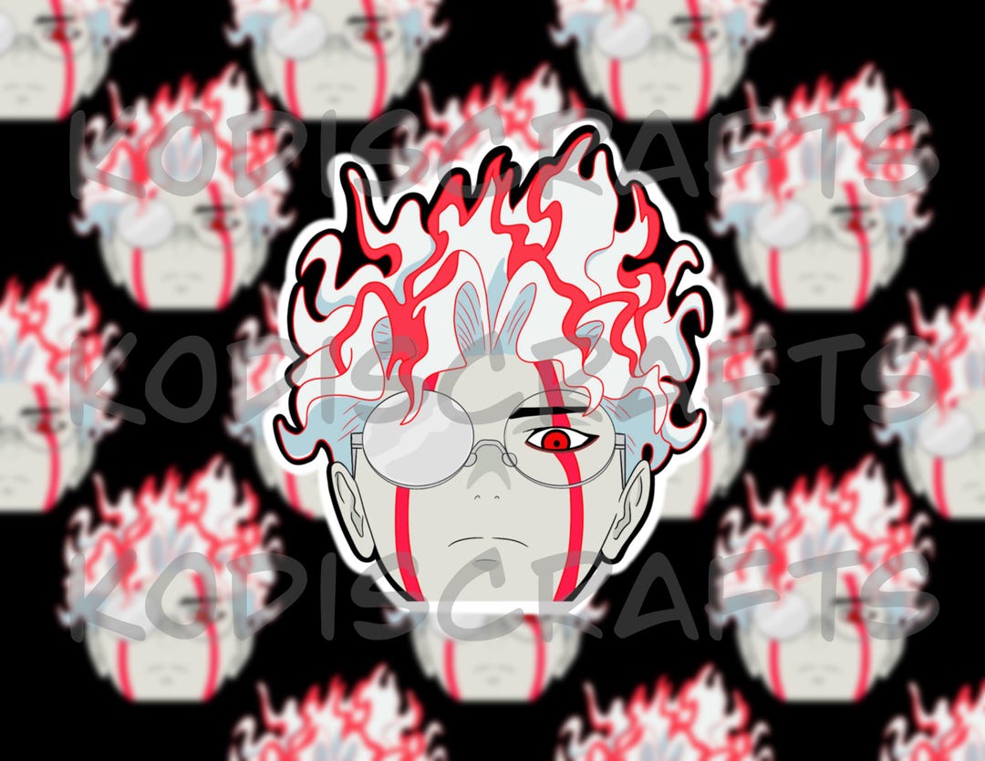 Dandadan Okarun / Ken Peeker Sticker - Etsy