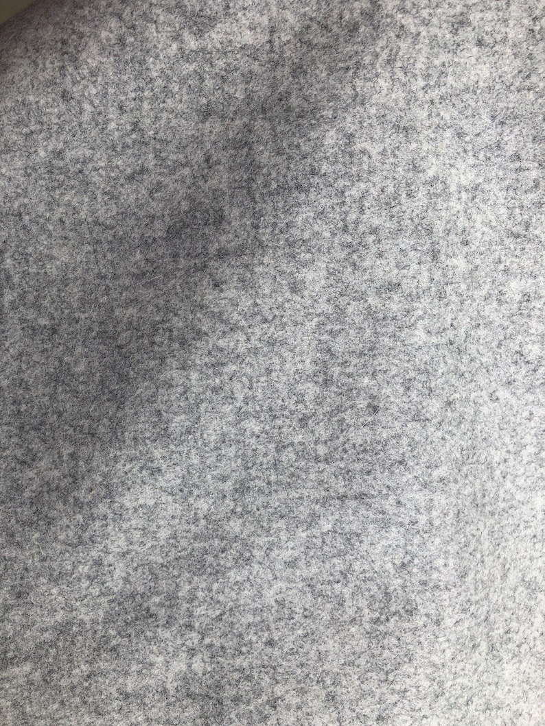 Grey 100% Wool Felt Fabric - Etsy