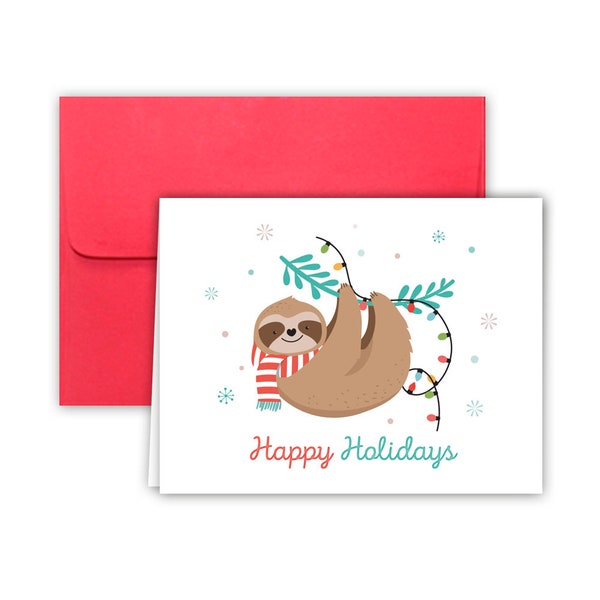 Sloth Christmas - Etsy