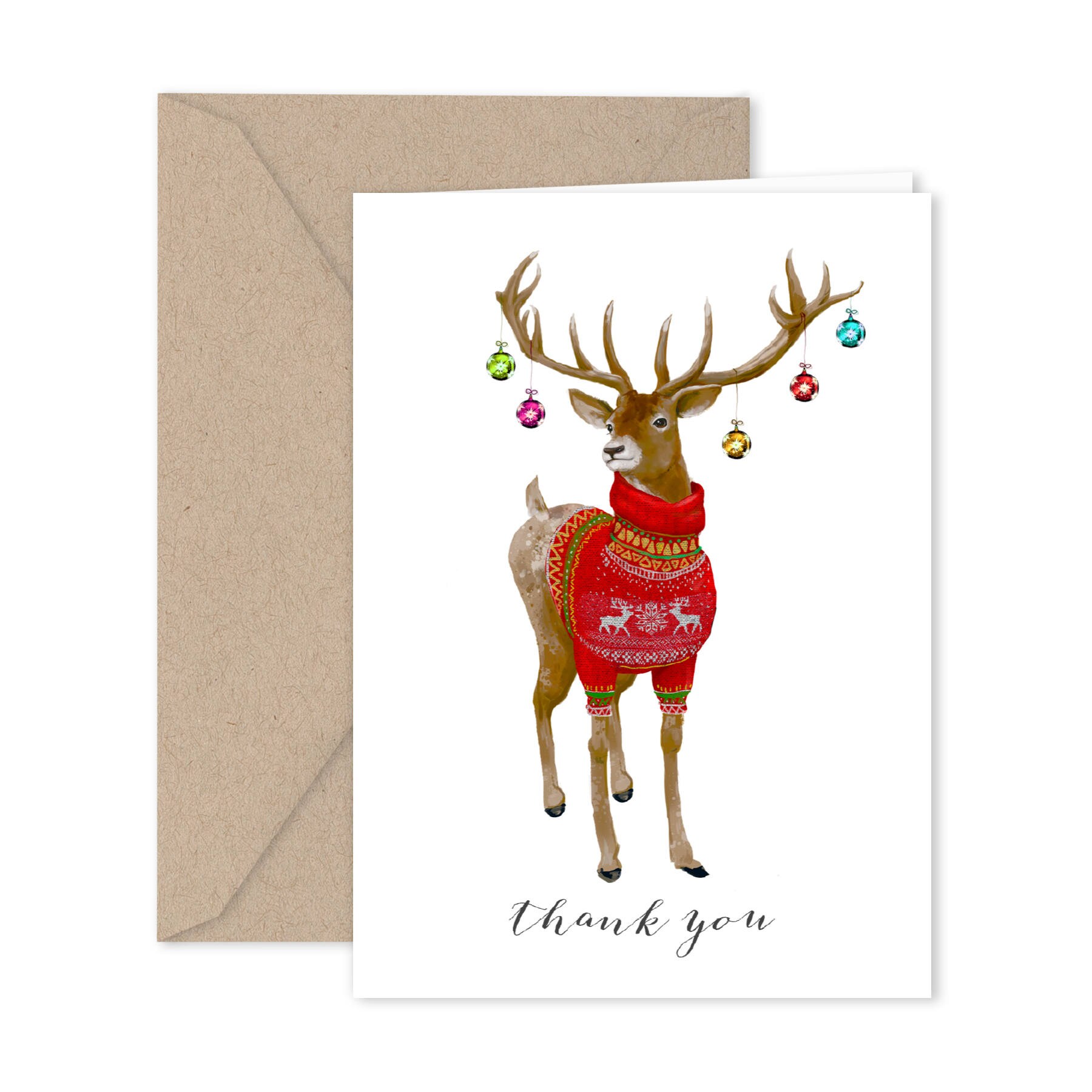 Winter Wonderland Themed Thank You Note Cards and Kraft - Etsy