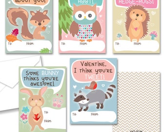 Woodland Valentine | Etsy