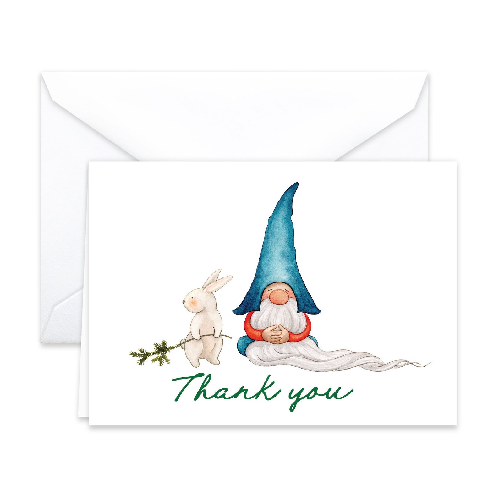 Gnomes Thank You Note Card Collection | Etsy
