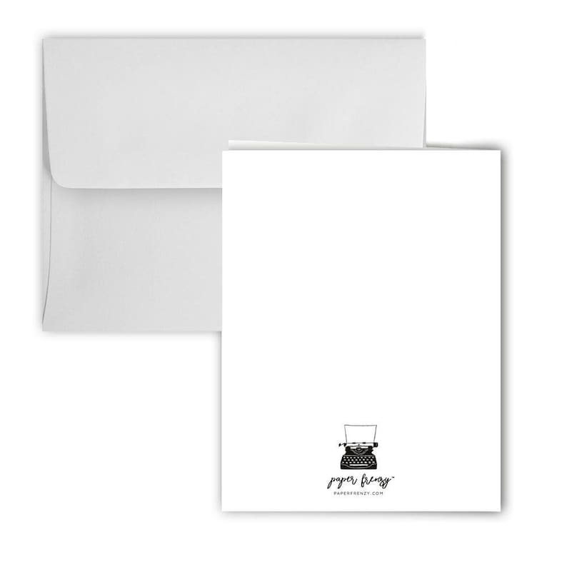 Happy New Year Typewriter Christmas Cards and Envelopes - Etsy
