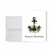 Nautical Anchor Holiday Christmas Cards and Envelopes - 25 Pack - Etsy
