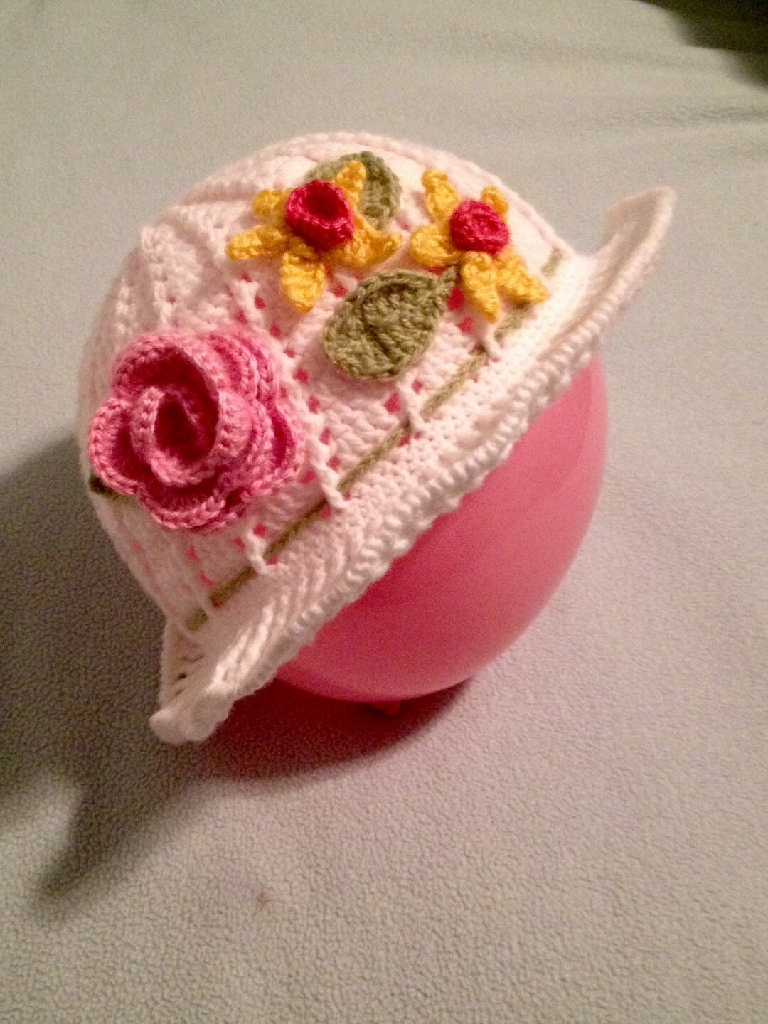 Girl's Flower Hat - Baby Flower Hat - Girls Clothing - Children's Hats ...