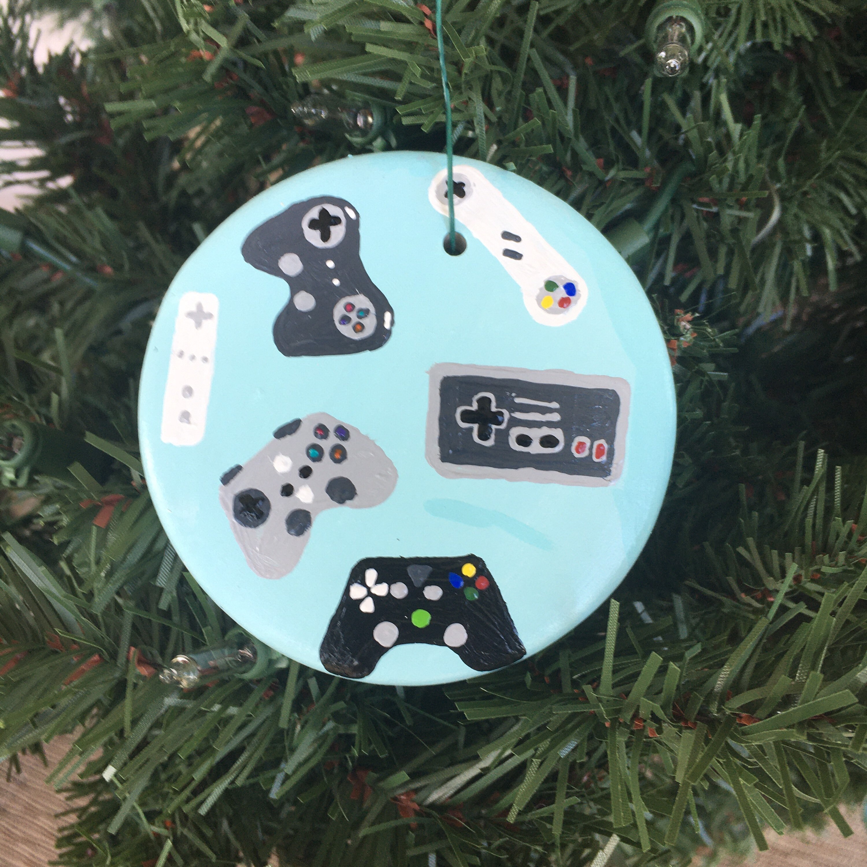 Personalized Gamer Christmas Ornament Video Game Controller - Etsy