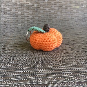 Pumpkin Keychain - Stuffed Pumpkin Keychain - Plush Pumpkin Key Ring ...