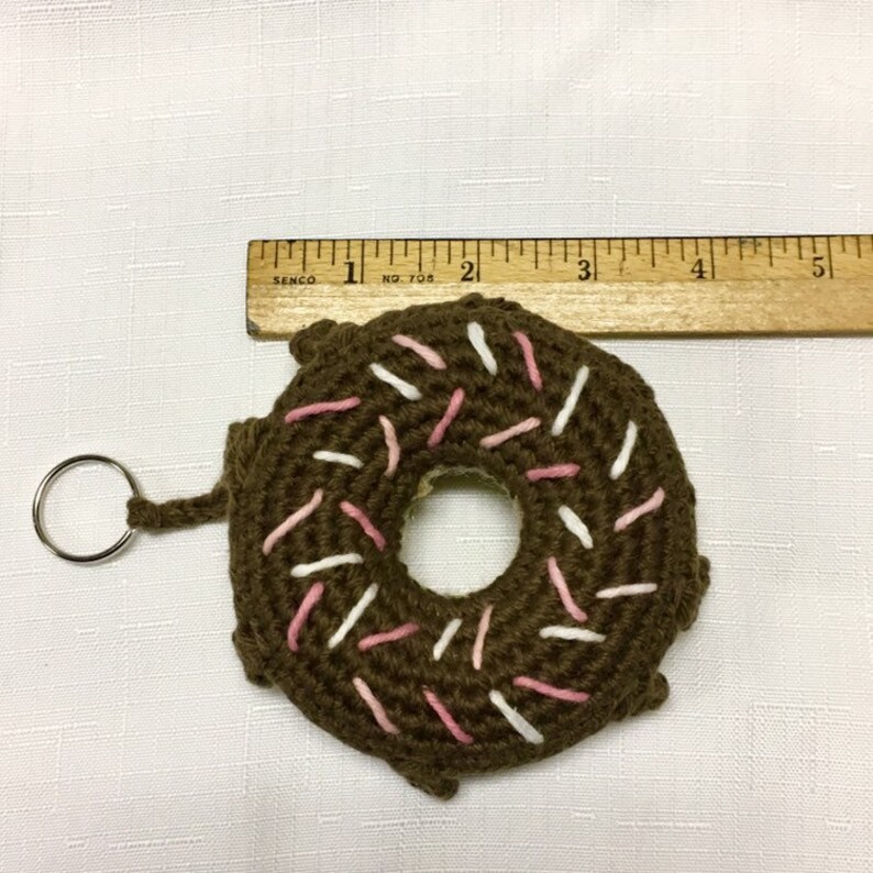 Donut Keychain Doughnut Keyring Food Lovers Gifts for | Etsy