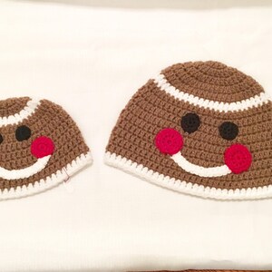 Gingerbread Man Hat -children's Christmas Hat - Baby Gingerbread Man ...