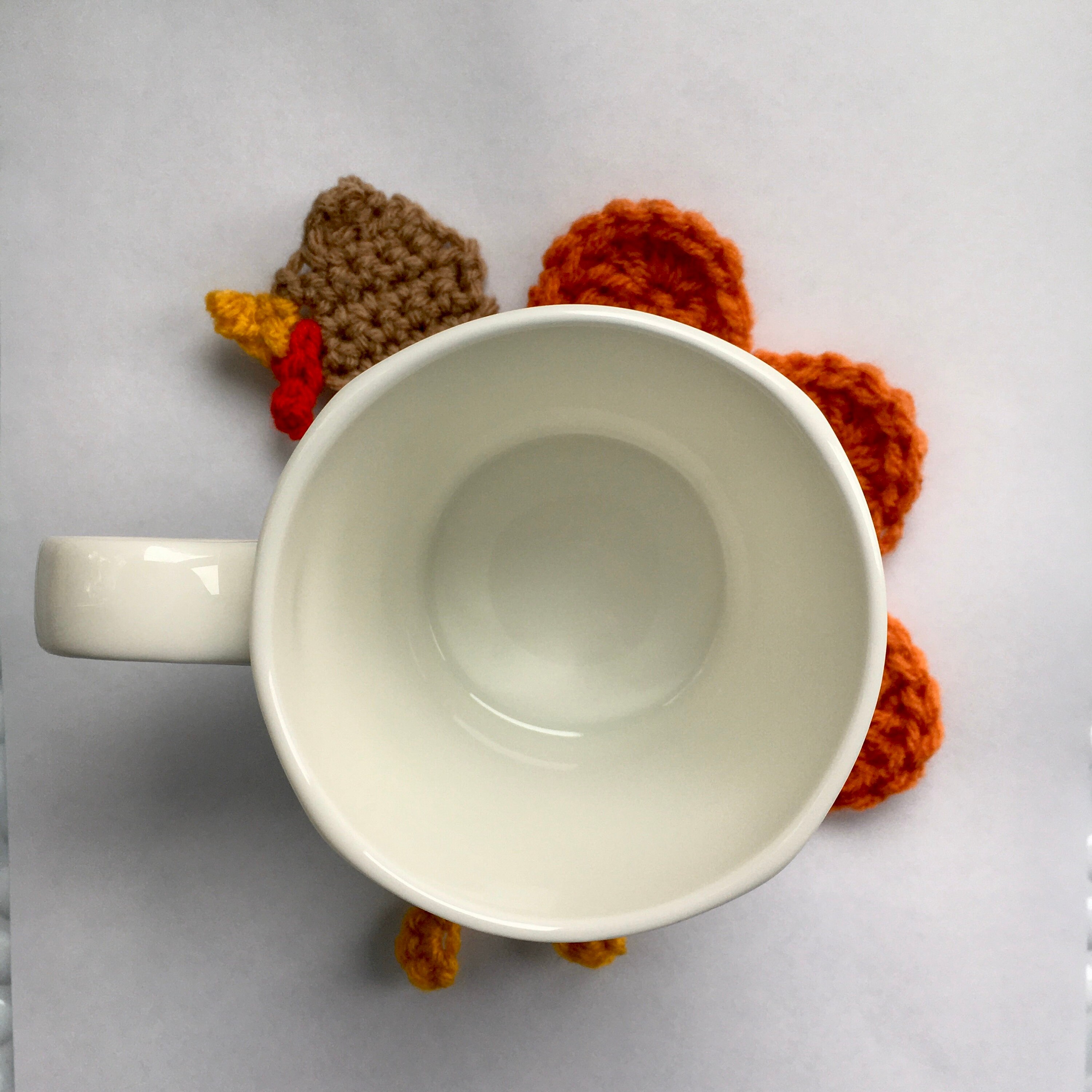 Turkey Coasters Thanksgiving Coaster Turkey Mug Rug - Etsy