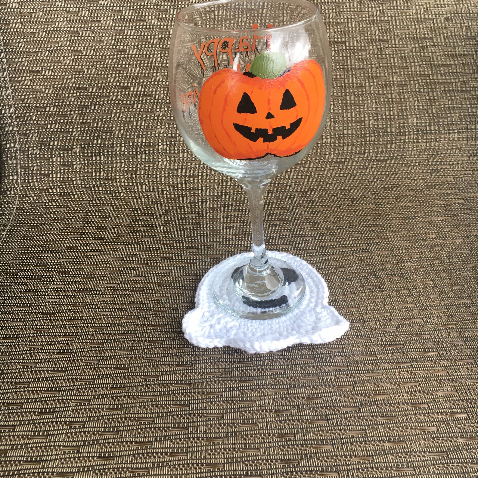 Ghost Coasters Set of Four Ghost Mug Rug Halloween - Etsy