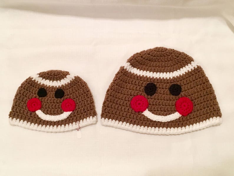 Gingerbread Man Hat -children's Christmas Hat - Baby Gingerbread Man ...