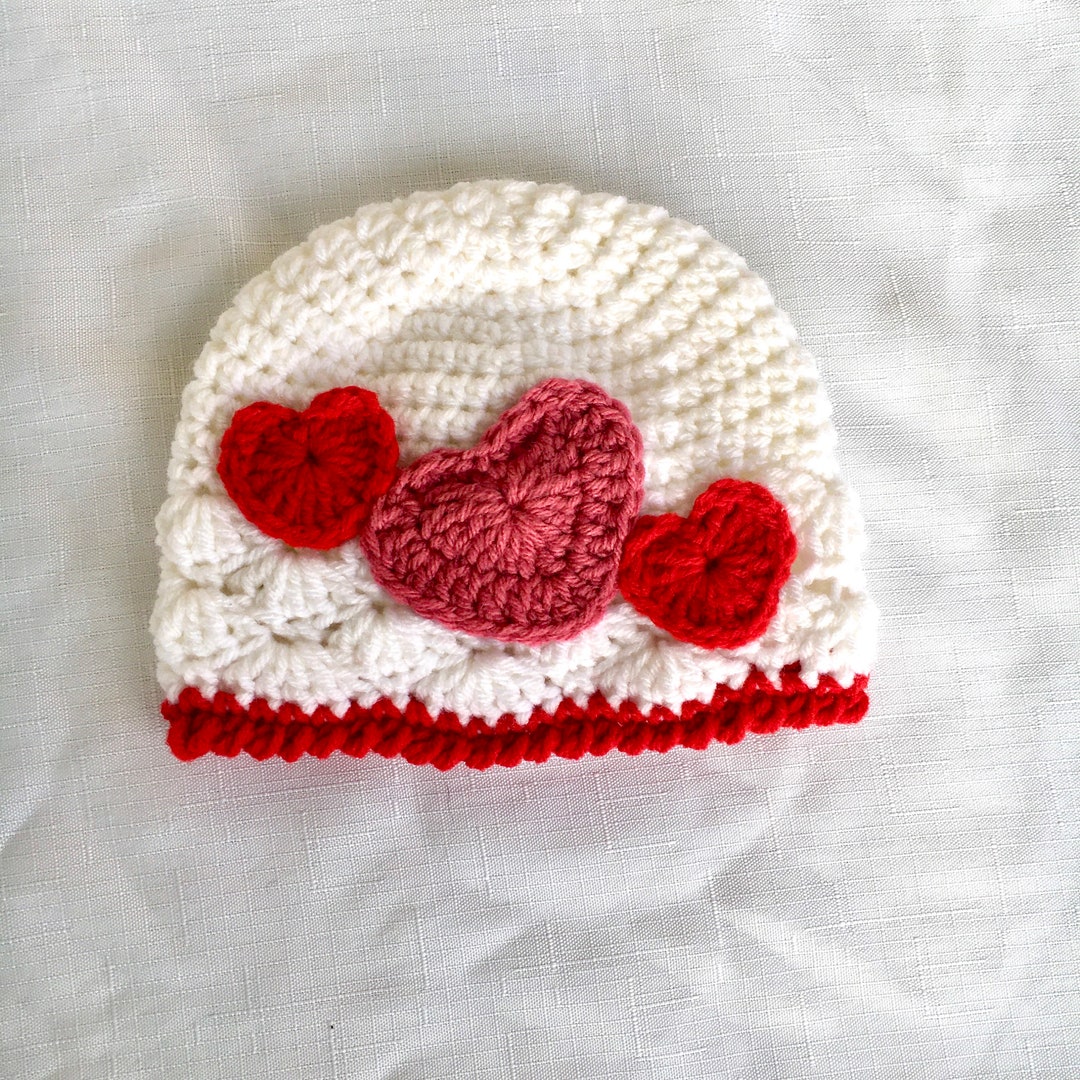 Valentine’s Day Hat - Heart Hat - Adult Valentine Hat - Baby Valentine ...