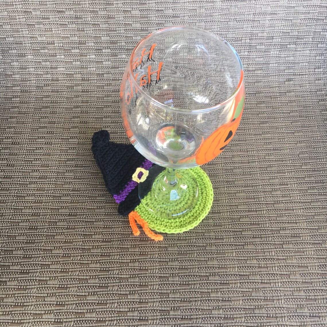 Witch Coasters Witch Mug Rug Set of Four Halloween - Etsy