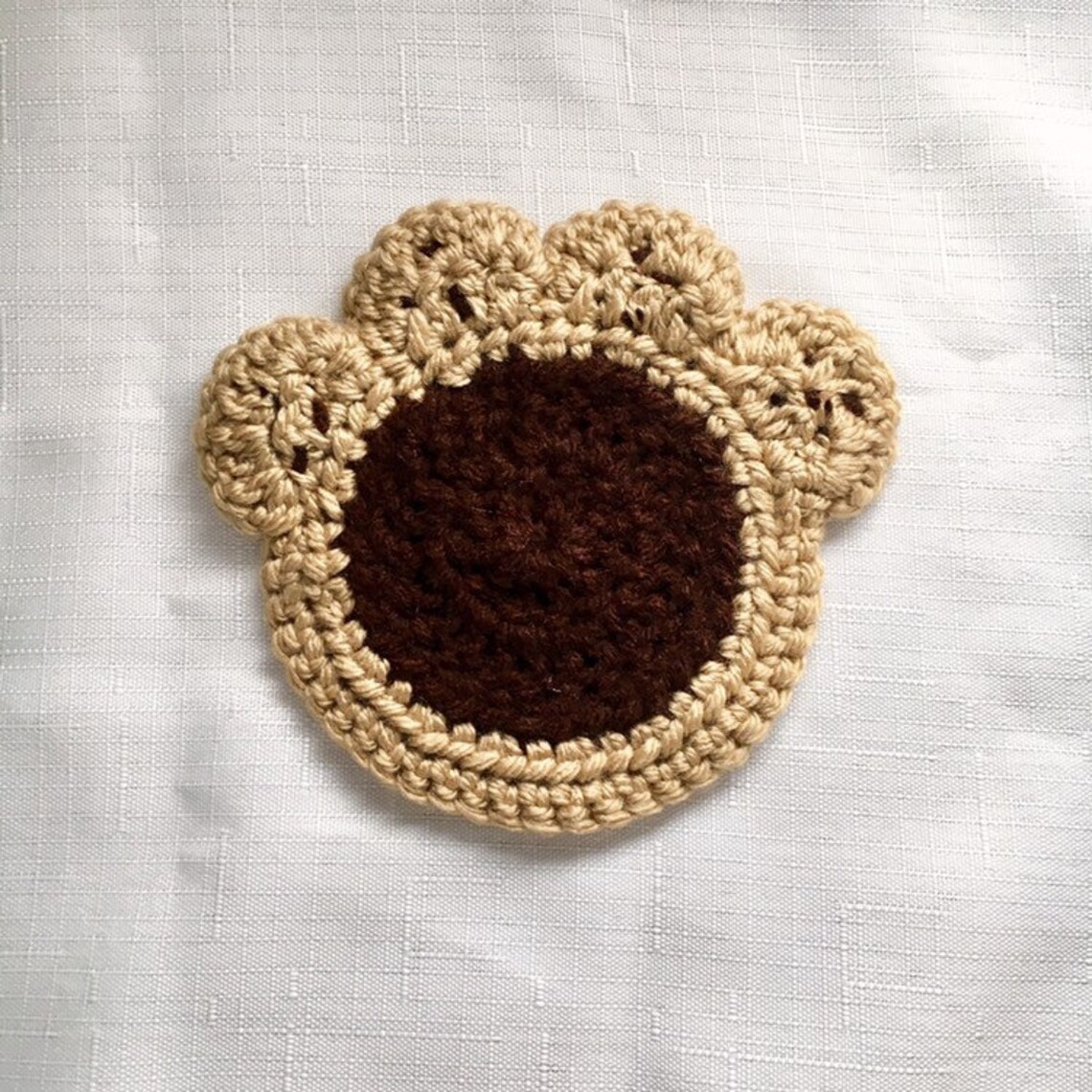 Wholesale Paw Print Coasters - Set of 25 - Crochet Paw Coasters - Bulk ...