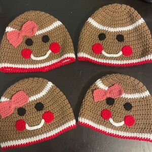 Gingerbread Man Hat -children's Christmas Hat - Baby Gingerbread Man ...