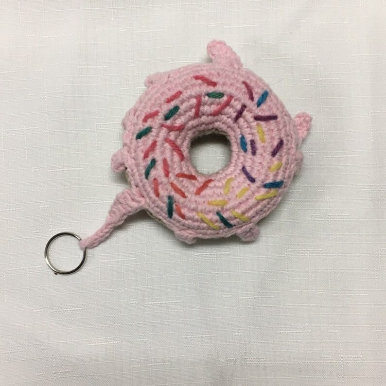 Donut Keychain Doughnut Keyring Food Lovers Gifts for | Etsy