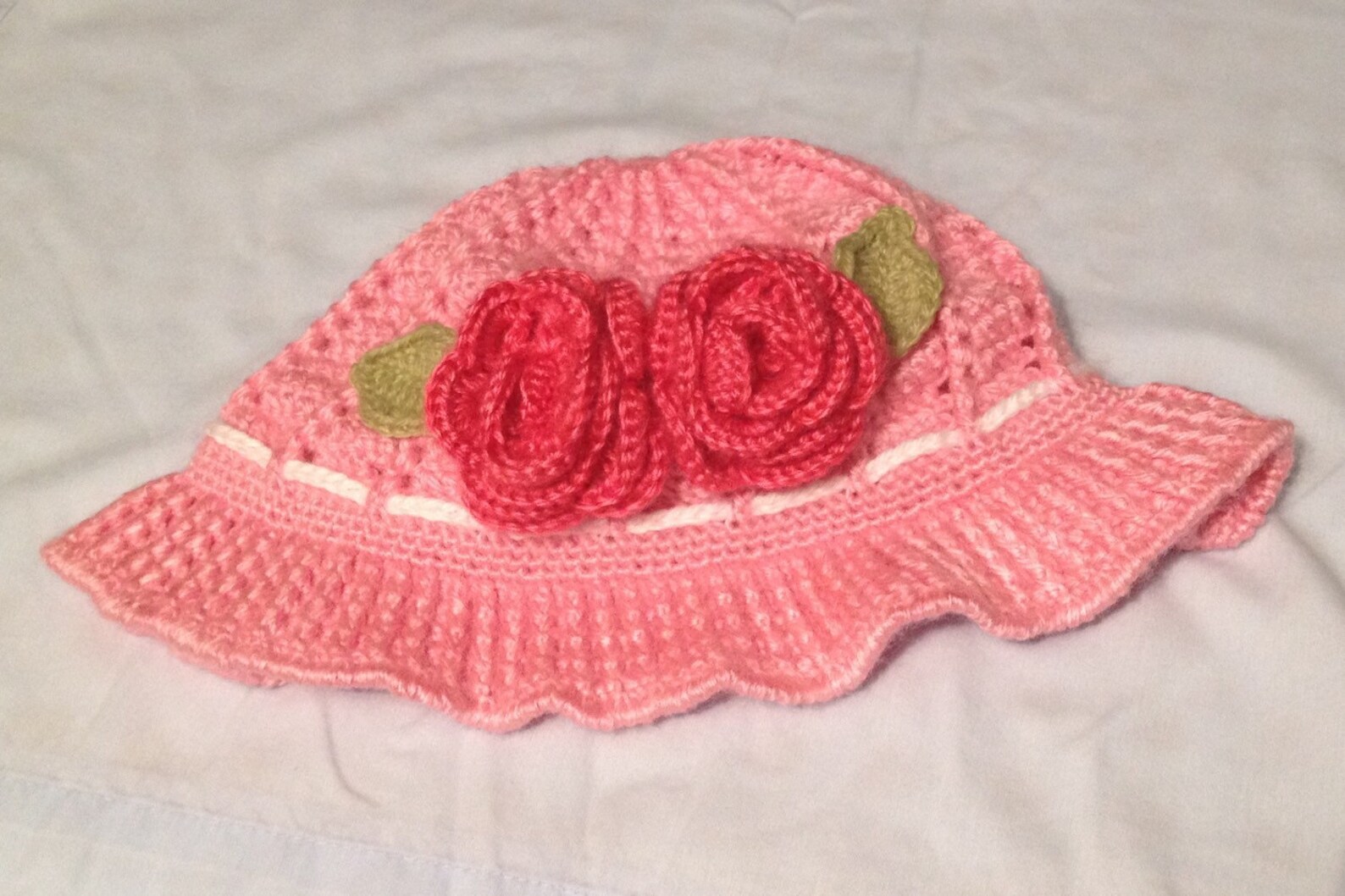 Girl's Flower Hat - Baby Flower Hat - Girls Clothing - Children's Hats ...