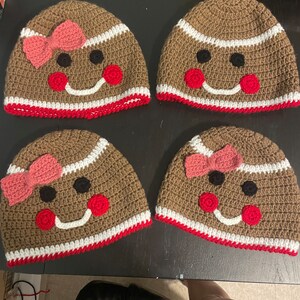 Gingerbread Man Hat -children's Christmas Hat - Baby Gingerbread Man ...