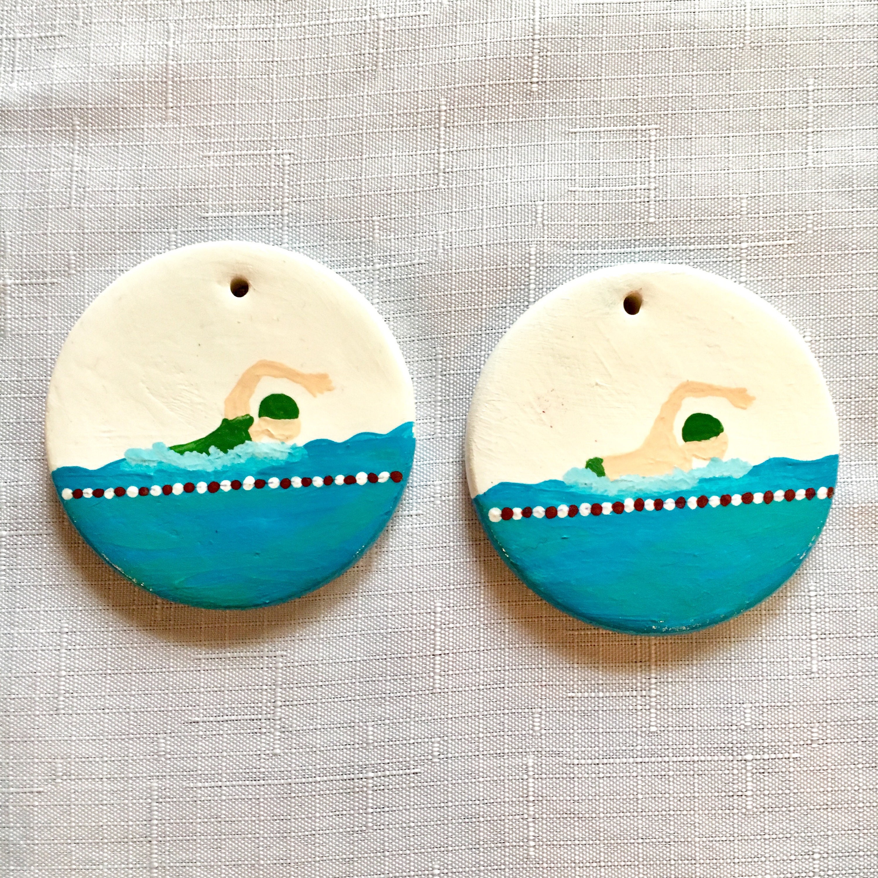 Personalized Swimmer Ornament Swimmer Christmas Ornament | Etsy