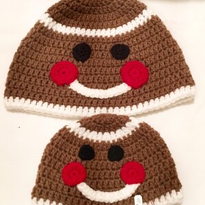 Gingerbread Man Hat -children's Christmas Hat - Baby Gingerbread Man ...