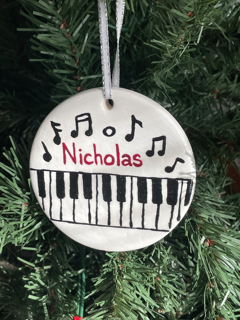 Personalized Piano Christmas Ornament - Music Ornament - Gifts for ...