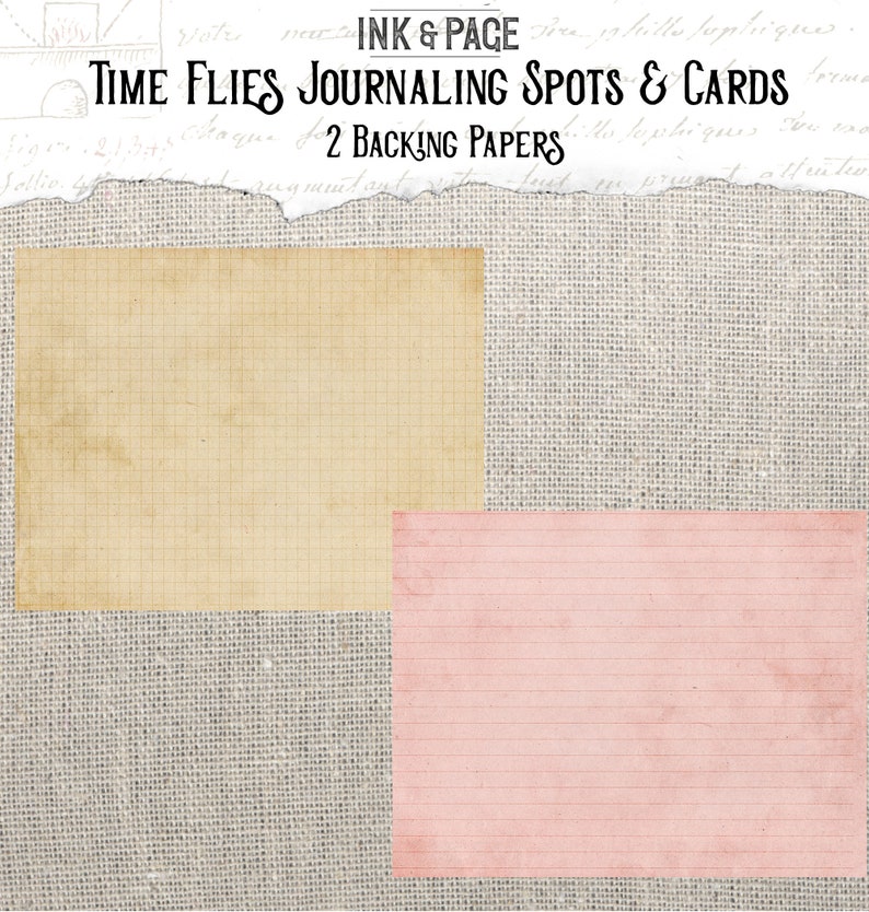 Printable Pink Journaling Cards Spots Lined Junk Journal - Etsy