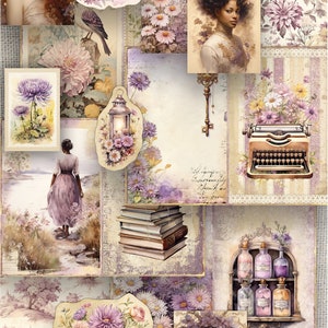 September Junk Journal Printable Kit Birth Month Digital Download ...