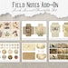 Field Notes Printable Ephemera Add-on Junk Journal Kit Naturalist ...