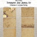 Typography Junk Journal Printable Kit, Vintage Alphabets Ephemera Pack ...
