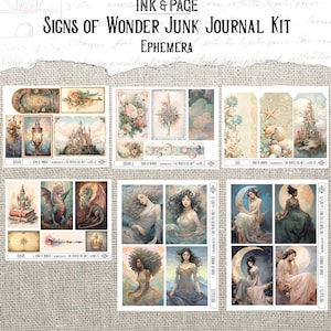 Fantasy Junk Journal Printable Vintage Fairytale Ephemera Digital ...