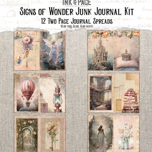 Fantasy Junk Journal Printable Vintage Fairytale Ephemera Digital ...