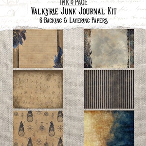 Valkyrie Junk Journal Printable Kit Vintage Viking Digital Download ...