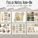 Field Notes Printable Ephemera Add-on Junk Journal Kit Naturalist ...