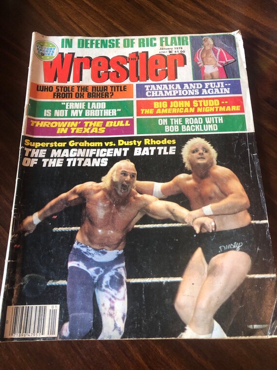 Dusty Rhodes 1978 the Wrestler Magazine January - Etsy
