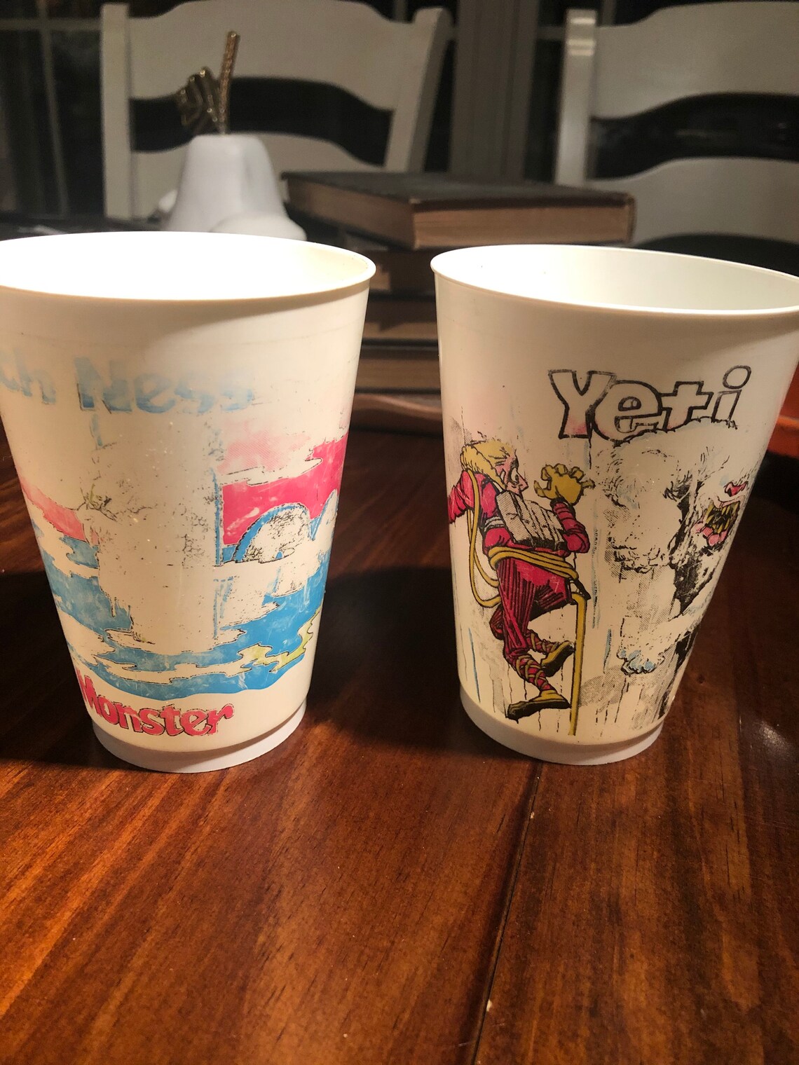 7-11 Monster Cups 1970's Yeti and Loch Ness Monster - Etsy