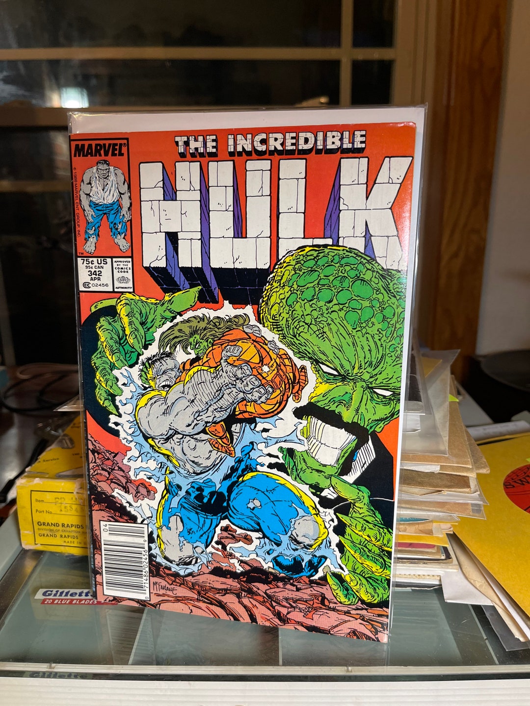 The Incredible Hulk 342 VF- 1988 Todd Mcfarlane Cover - Etsy