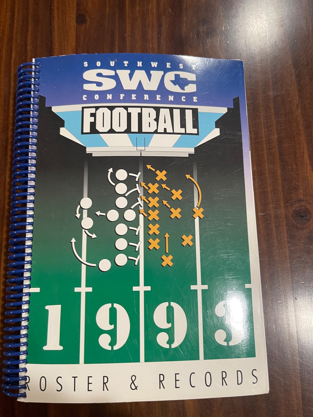 1993 SWC Football Roster & Record Book Media Guide Southwest Conference ...