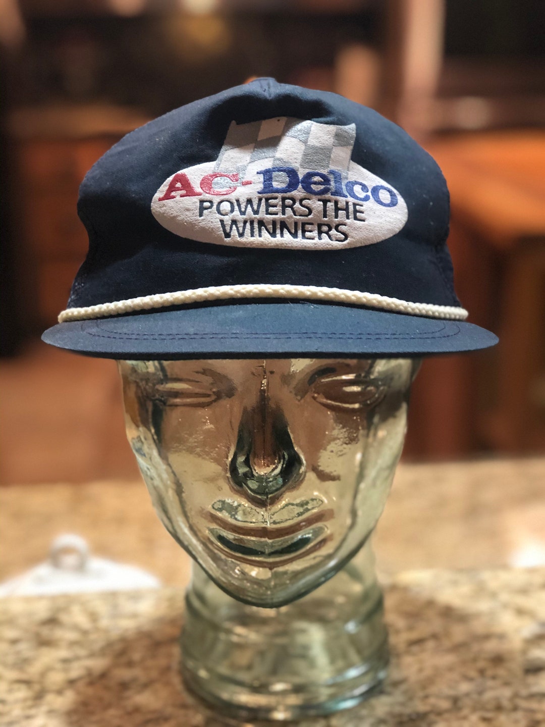 1980s Ac-delco Racing Trucker Hat Snapback - Etsy