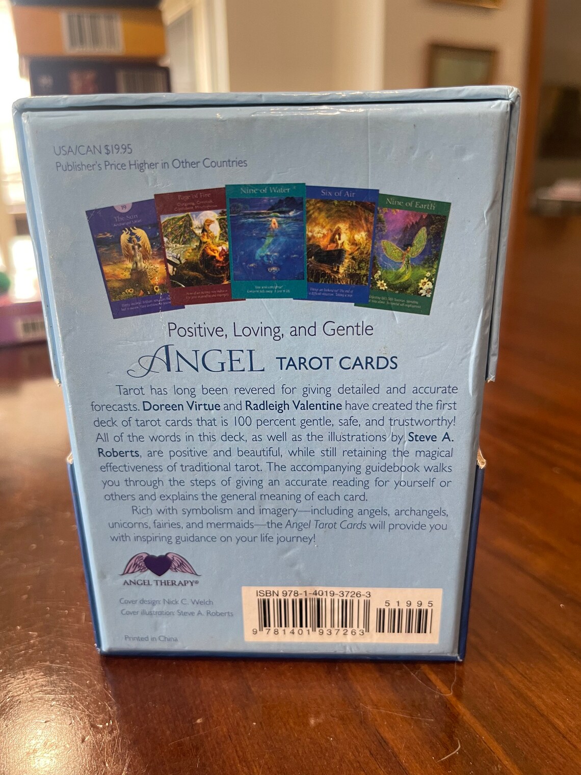 Angel Tarot Cards Guidebook Doreen Virtue Complete Set - Etsy