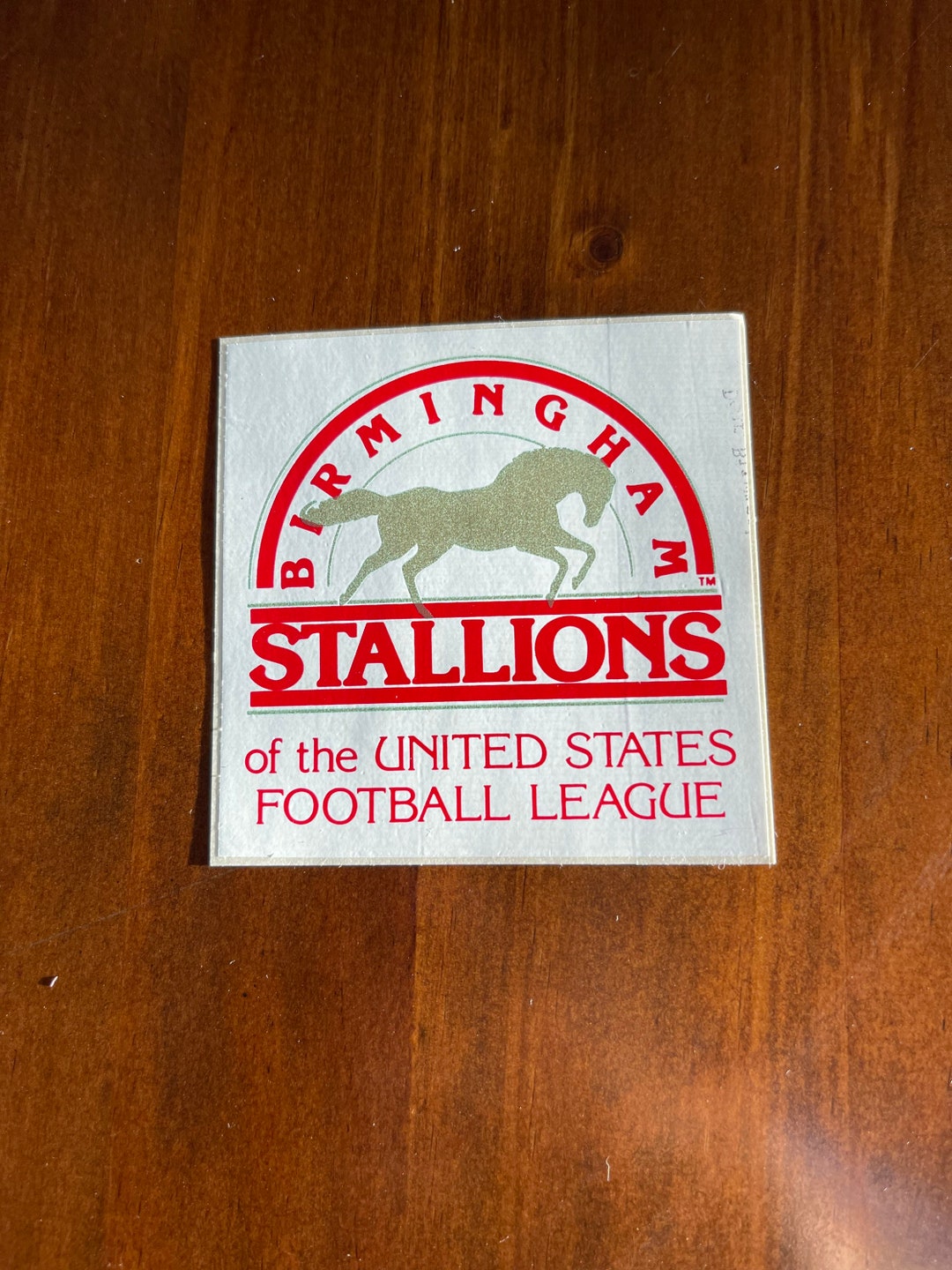 1980s Birmingham Stallions USFL Football Logo Decal Sticker - Etsy