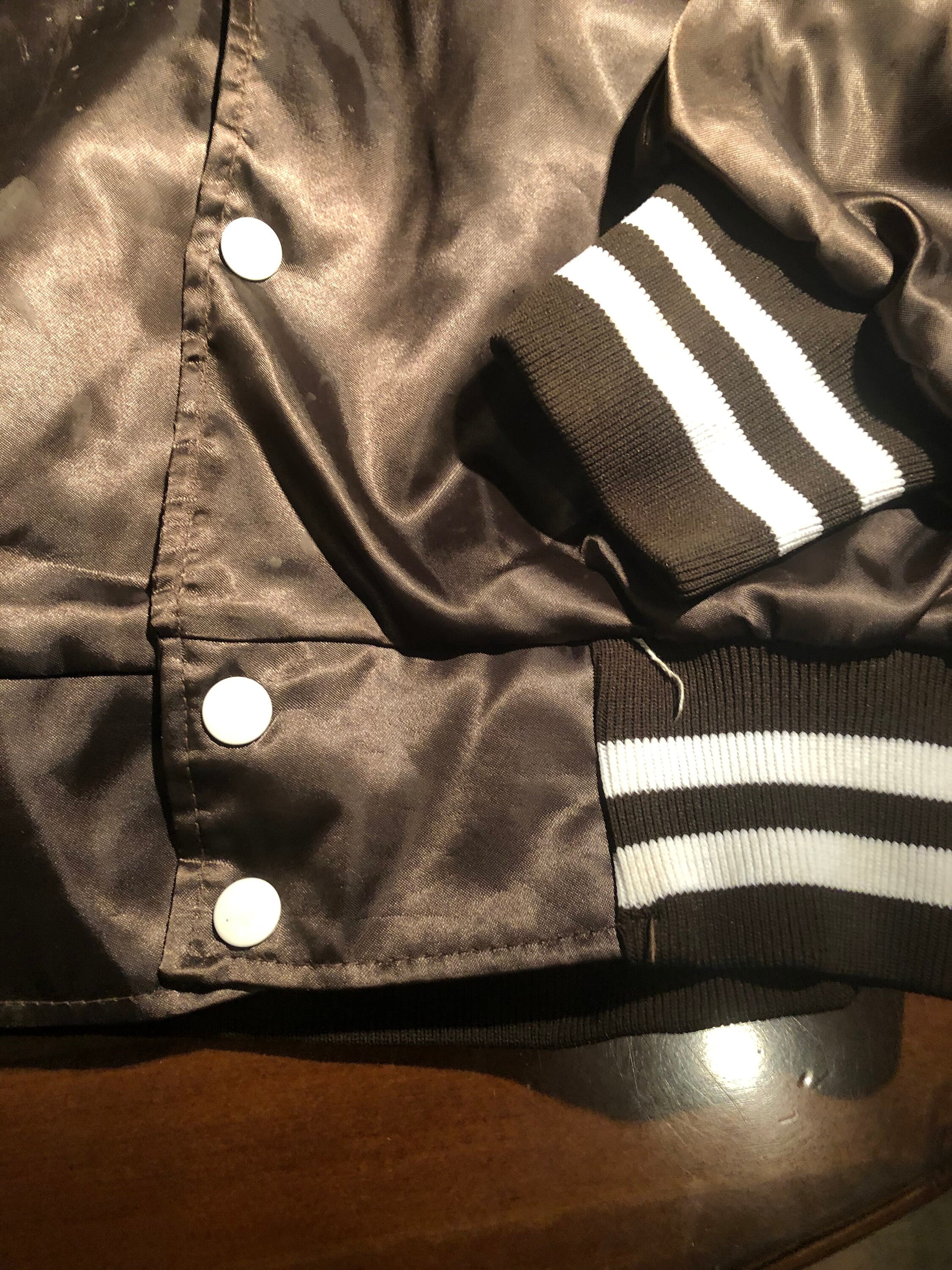 Vintage 80s Satin Snap Button Jacket Dan Cory Farm Kitsap - Etsy