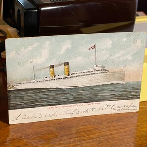 SS Governor Cobb Steamers Original Antique Postcard 1907, 40% OFF
