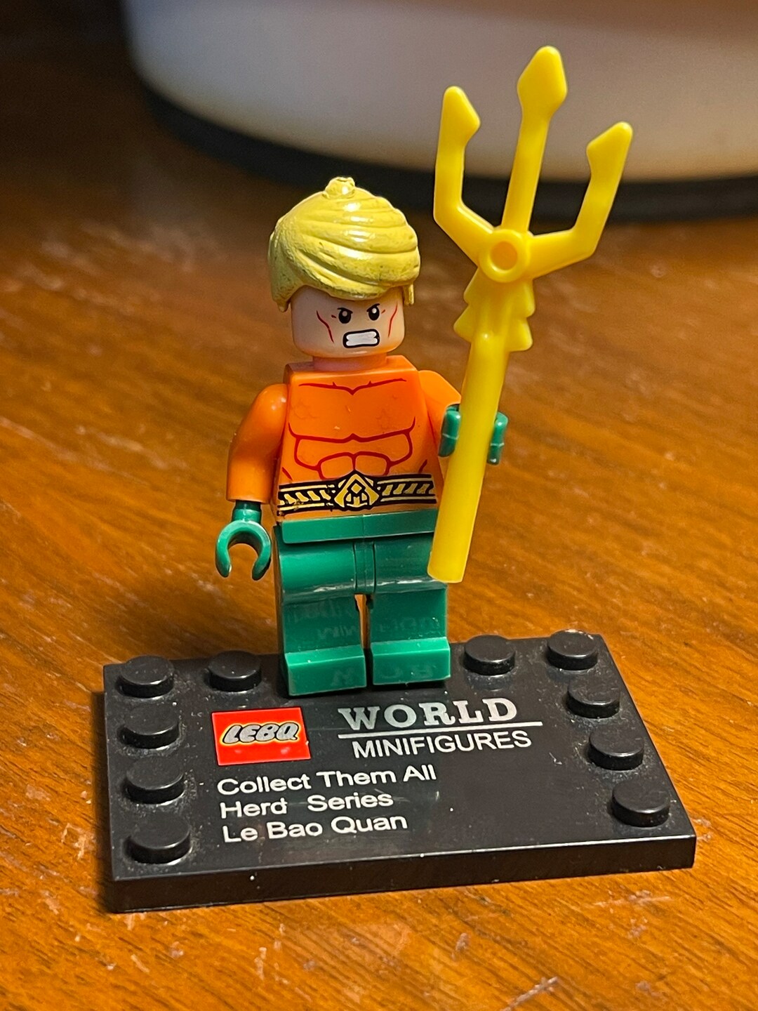 Lego Aquaman Mini Fig Action Figure W Trident From Arctic Batman Vs Mr ...