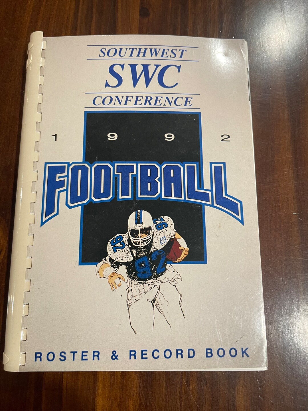 1992 SWC Football Roster & Record Book Media Guide Southwest Conference ...