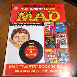 5th Annual Mad Magazine Issue Alfred E . Neumann - Etsy
