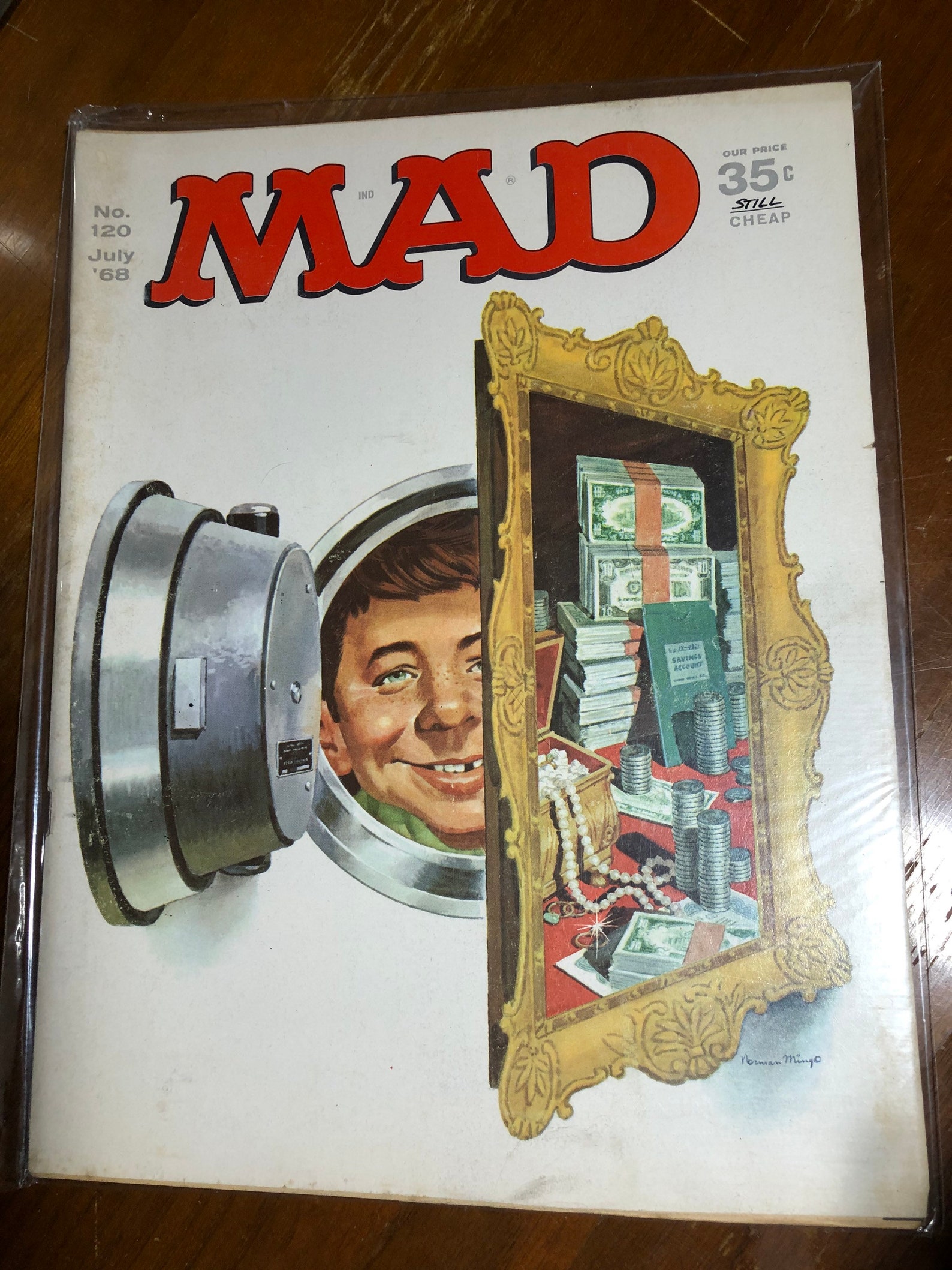 1968 Mad Magazine Issue 120 Alfred E . Neumann - Etsy
