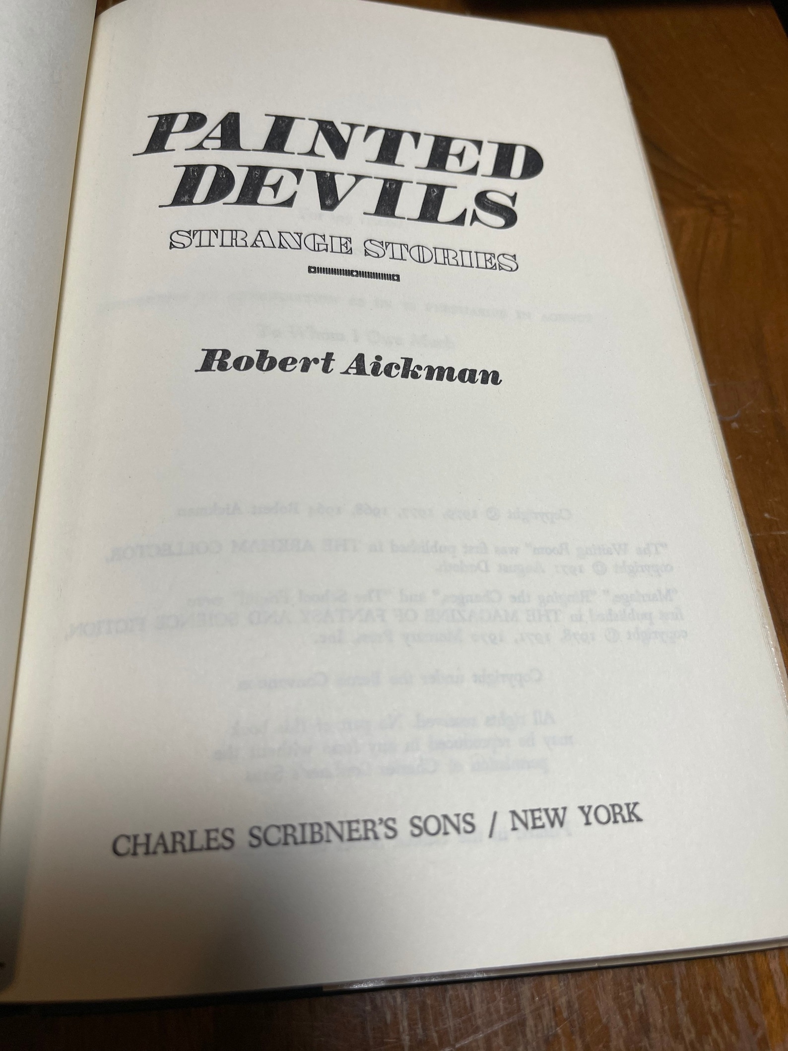 Painted Devils Strange Stories by Robert Aickman BCE HC 1979 - Etsy UK